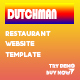DUTCHMAN - Responsive Restaurant Website Template by Code-Genie ...