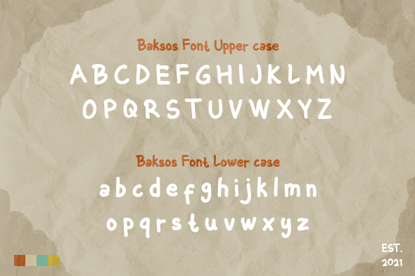 Baksos - Playful font, Fonts | GraphicRiver