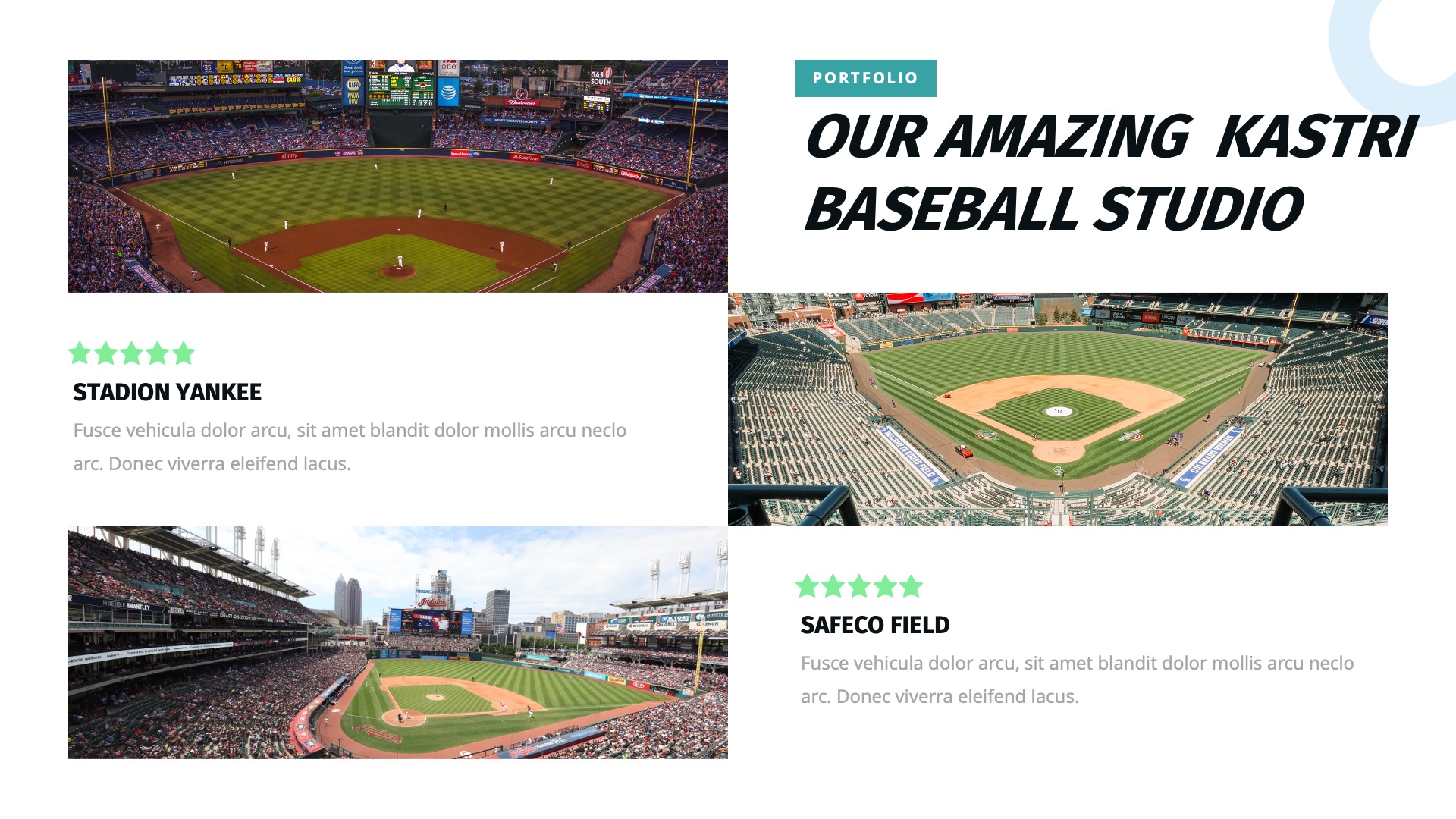 KASTRI - Baseball Sport Google Slides Template, Presentation Templates