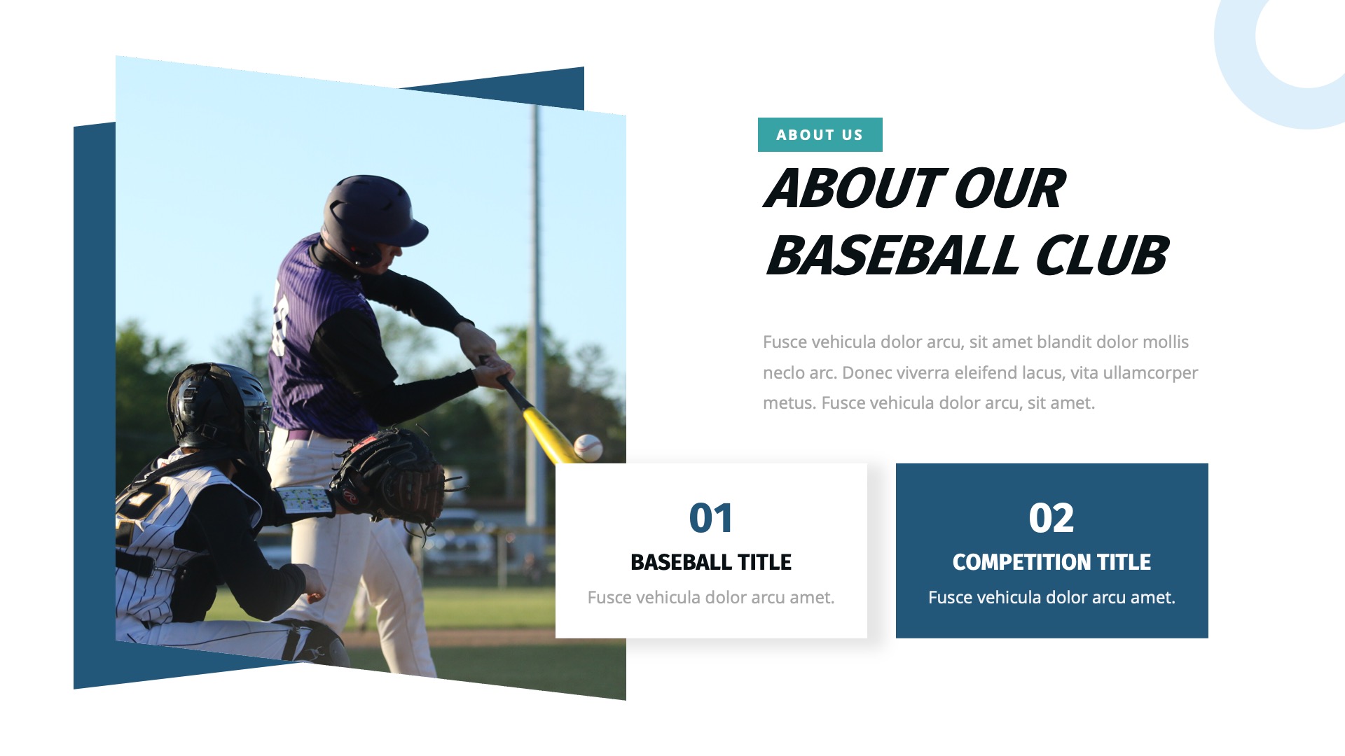 KASTRI - Baseball Sport Google Slides Template, Presentation Templates