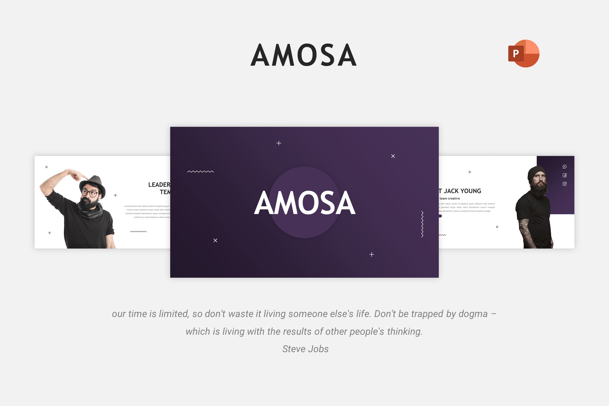 Amosa - Business Powerpoint Template, Presentation Templates | GraphicRiver