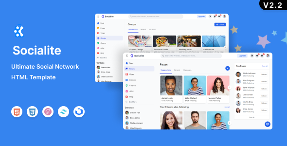 Socialite - Online Community HTML Template by Fox_themes | ThemeForest