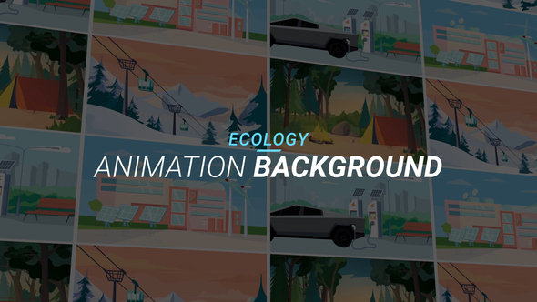 Ecology - Animation background, After Effects Project Files | VideoHive