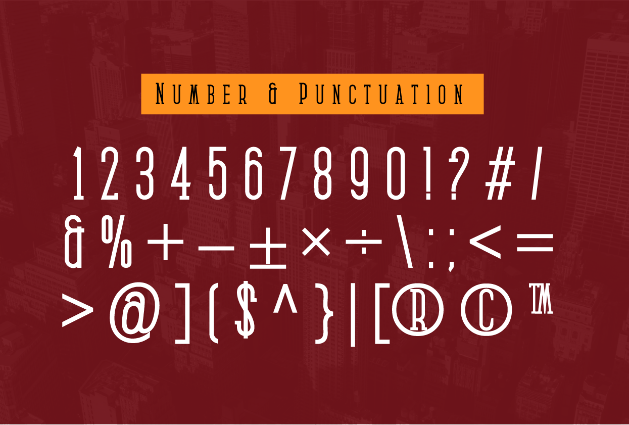 Medan Slab - Condensed Slab Serif Font, Fonts | GraphicRiver