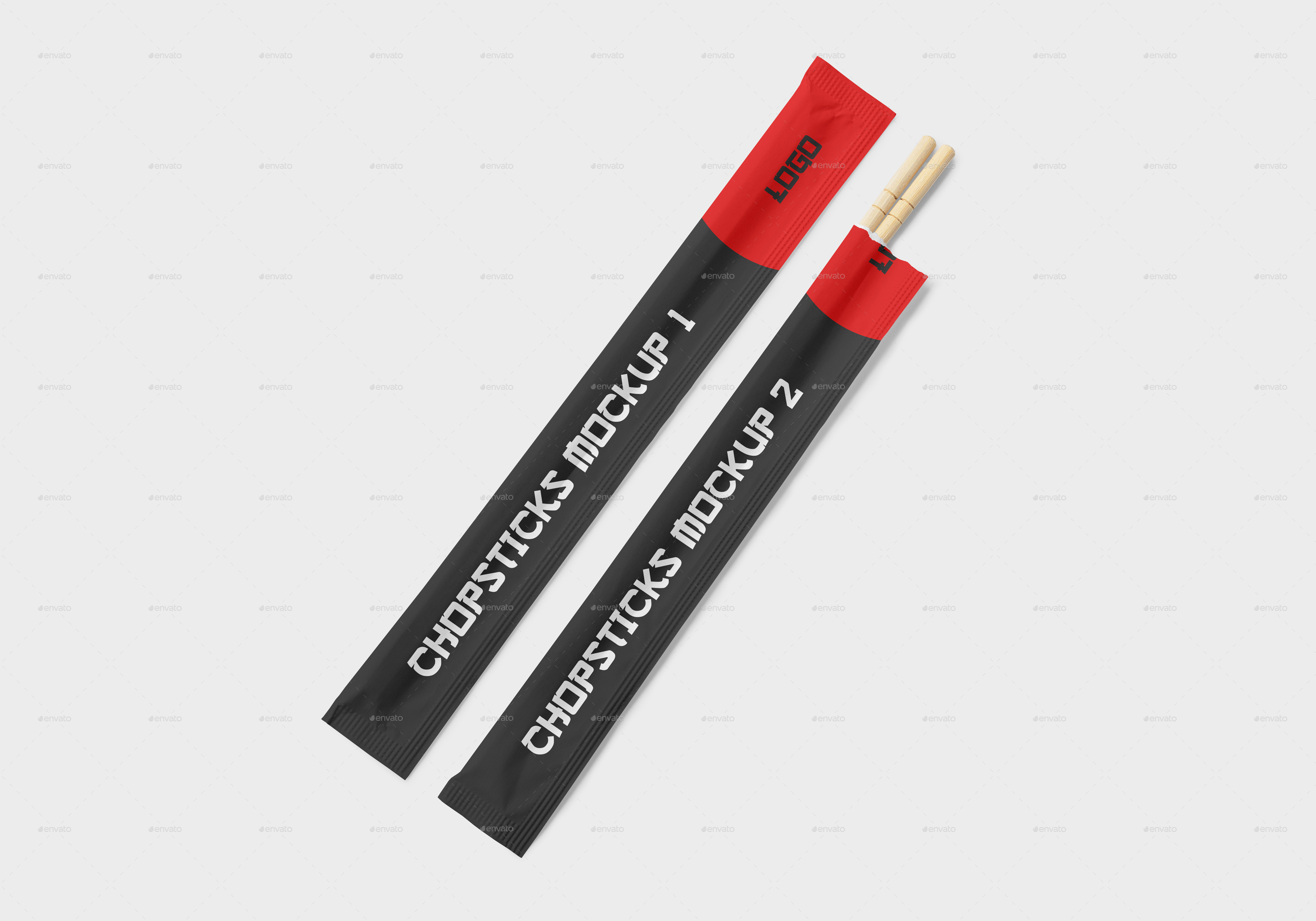 Chopsticks Mockup Set, Graphics | GraphicRiver