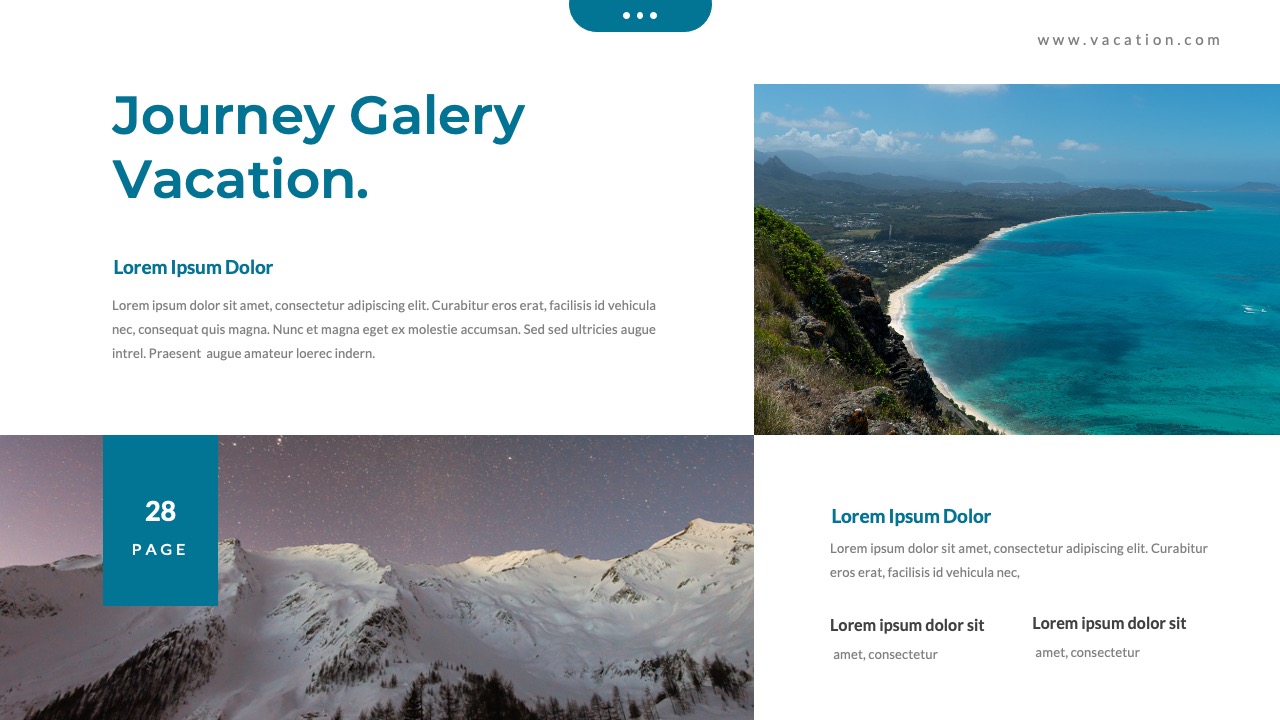 VACATION – Presentation PowerPoint Template, Presentation Templates