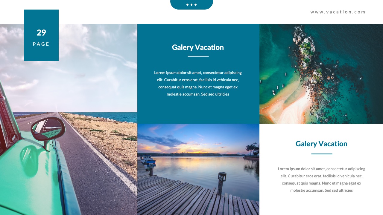 VACATION – Presentation PowerPoint Template, Presentation Templates