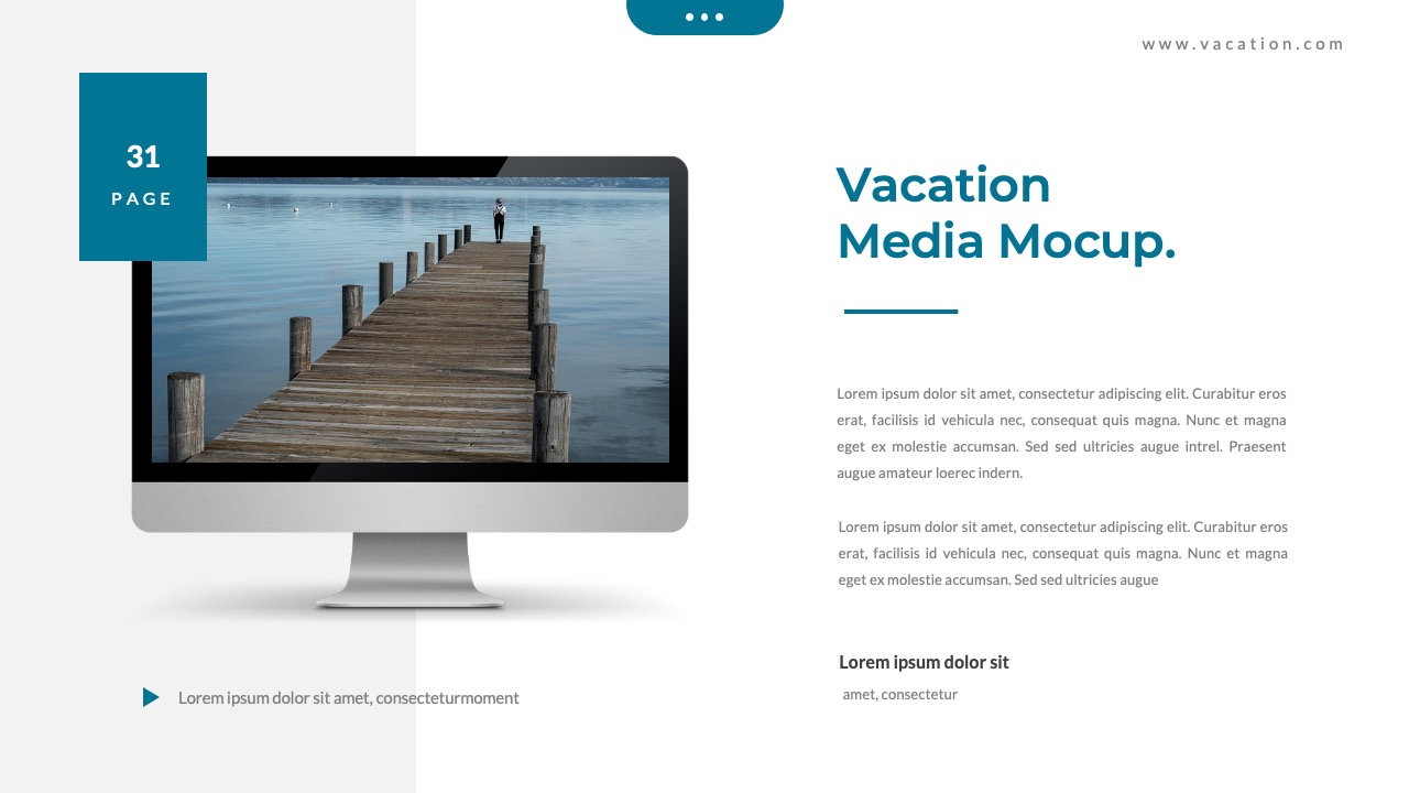 VACATION – Presentation PowerPoint Template, Presentation Templates