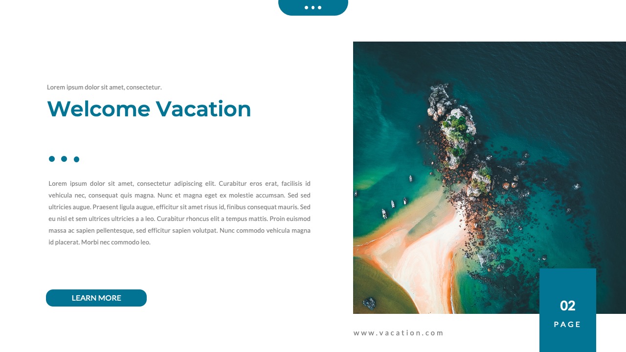 VACATION – Presentation Google Slides Template, Presentation Templates