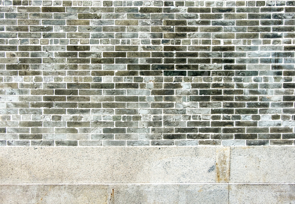 Old rusty brick wall texture background Stock Photo by Weedezign_photo