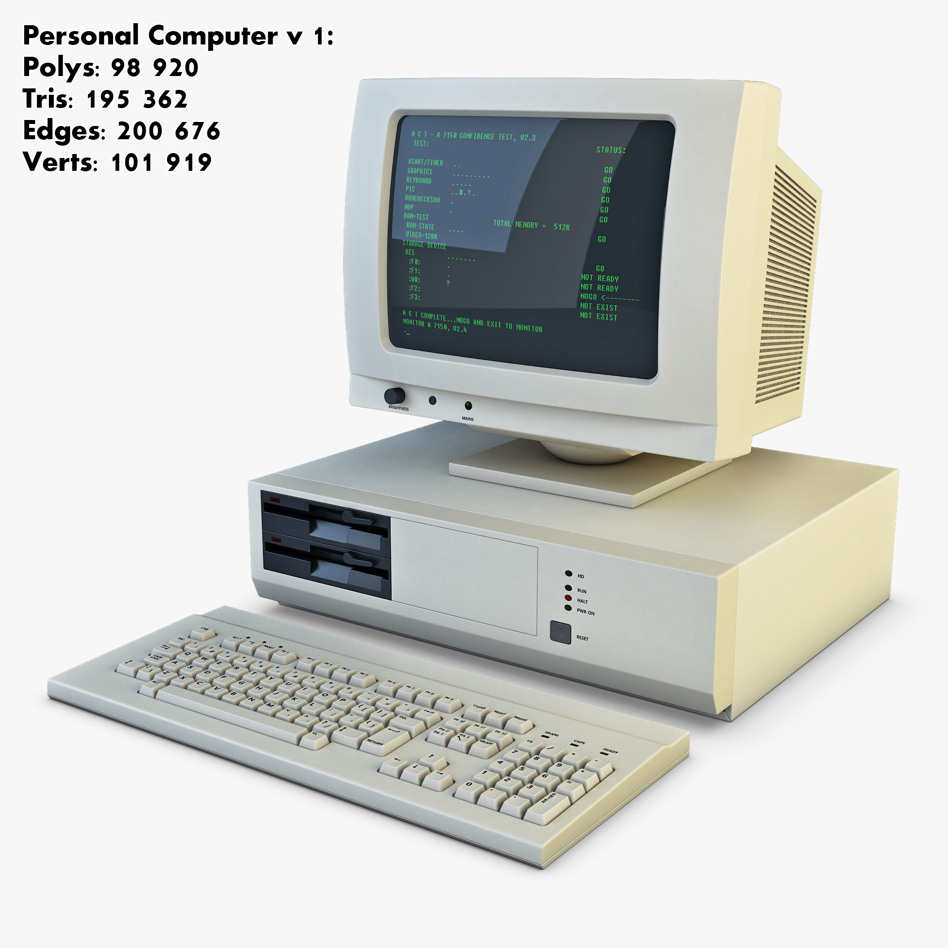 Retro Computer Collection volume 1 by Zurel | 3DOcean