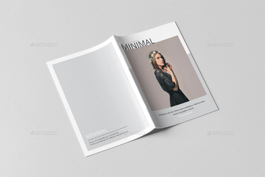 Minimal Magazine, Print Templates | GraphicRiver
