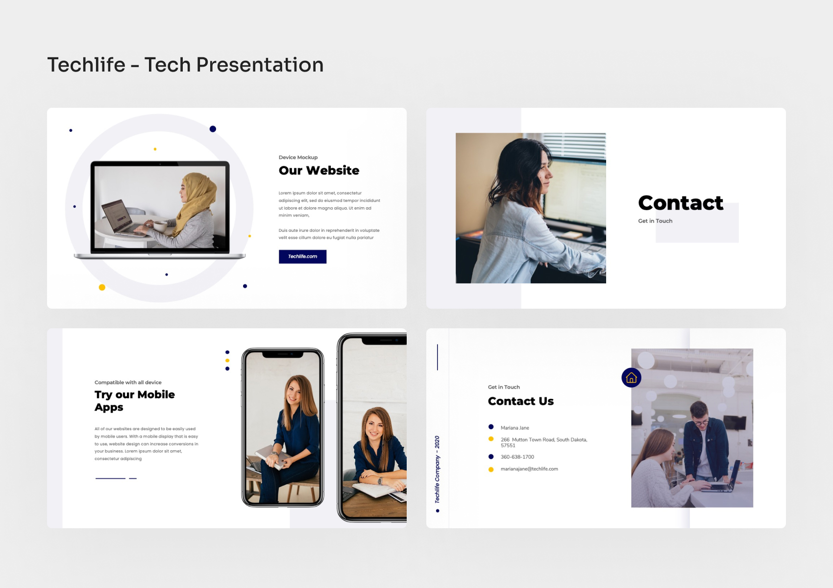 Techlife - Tech PowerPoint Presentation, Presentation Templates ...