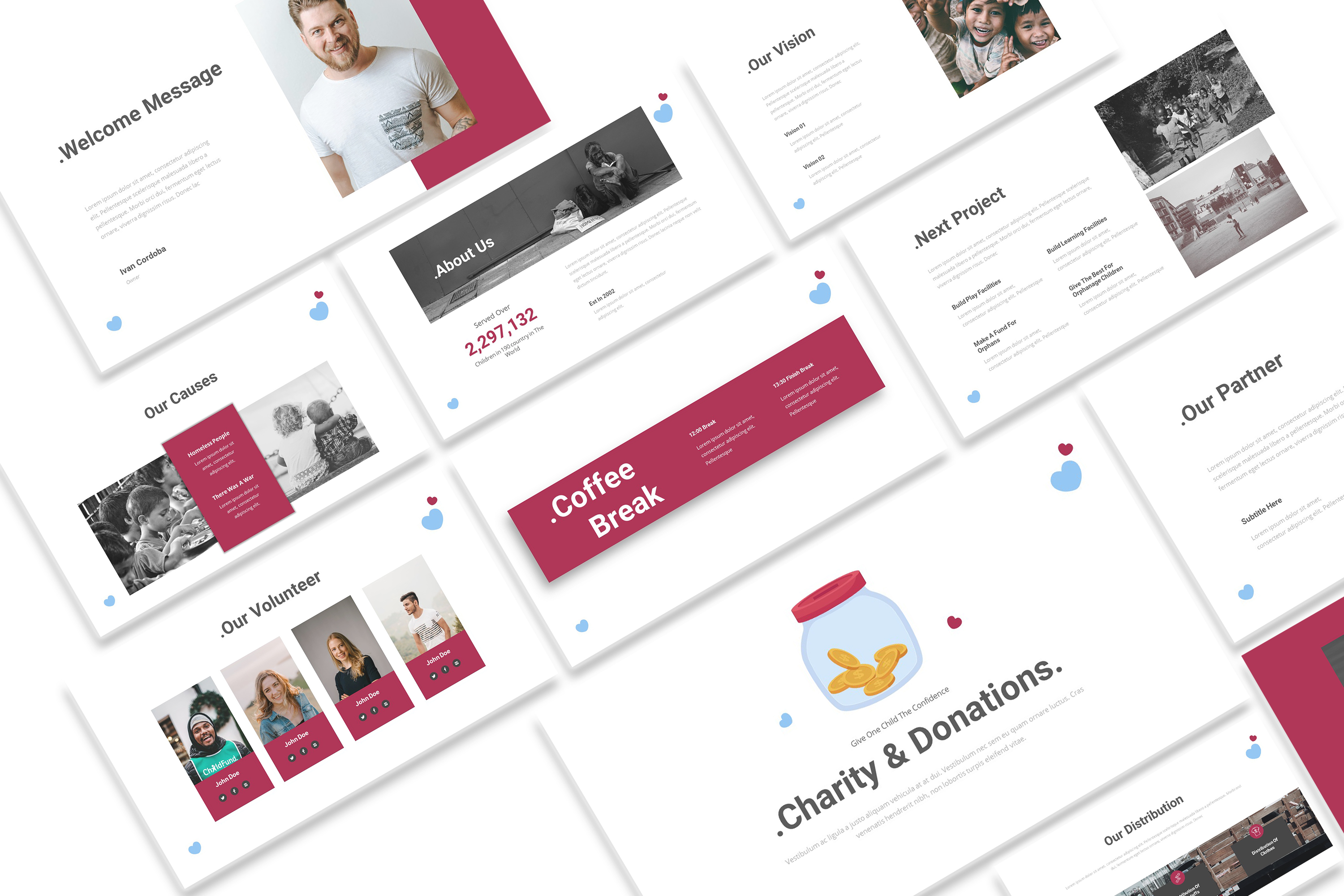 Charity & Donations Powerpoint Template, Presentation Templates ...