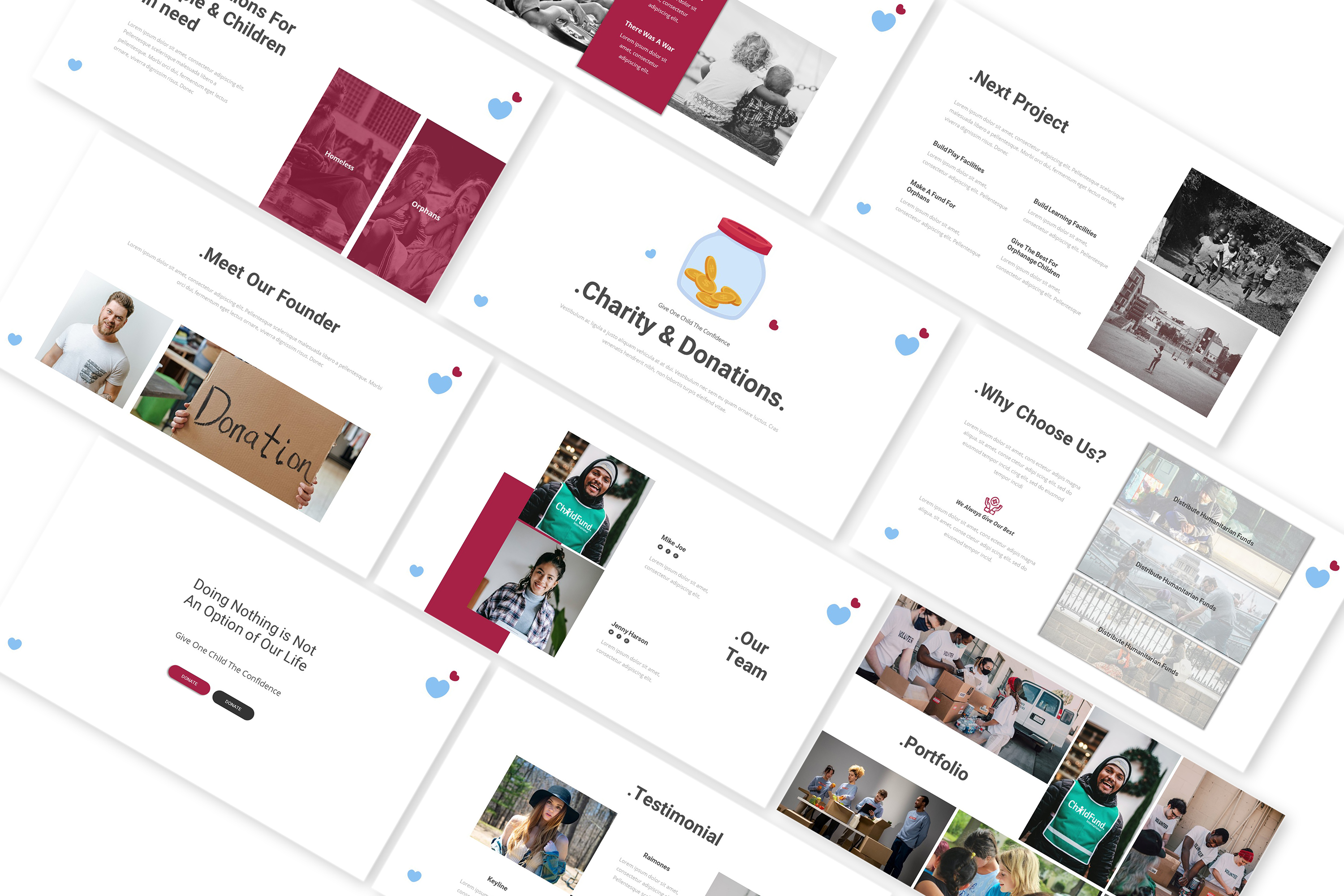 Charity & Donations Powerpoint Template, Presentation Templates ...