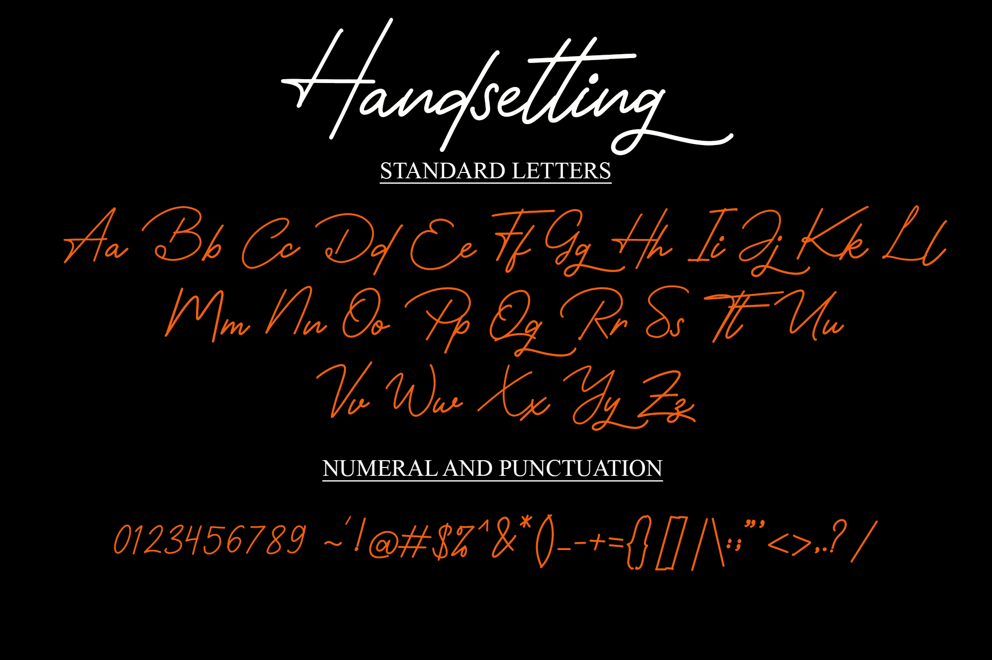 Handsetting, Fonts | GraphicRiver