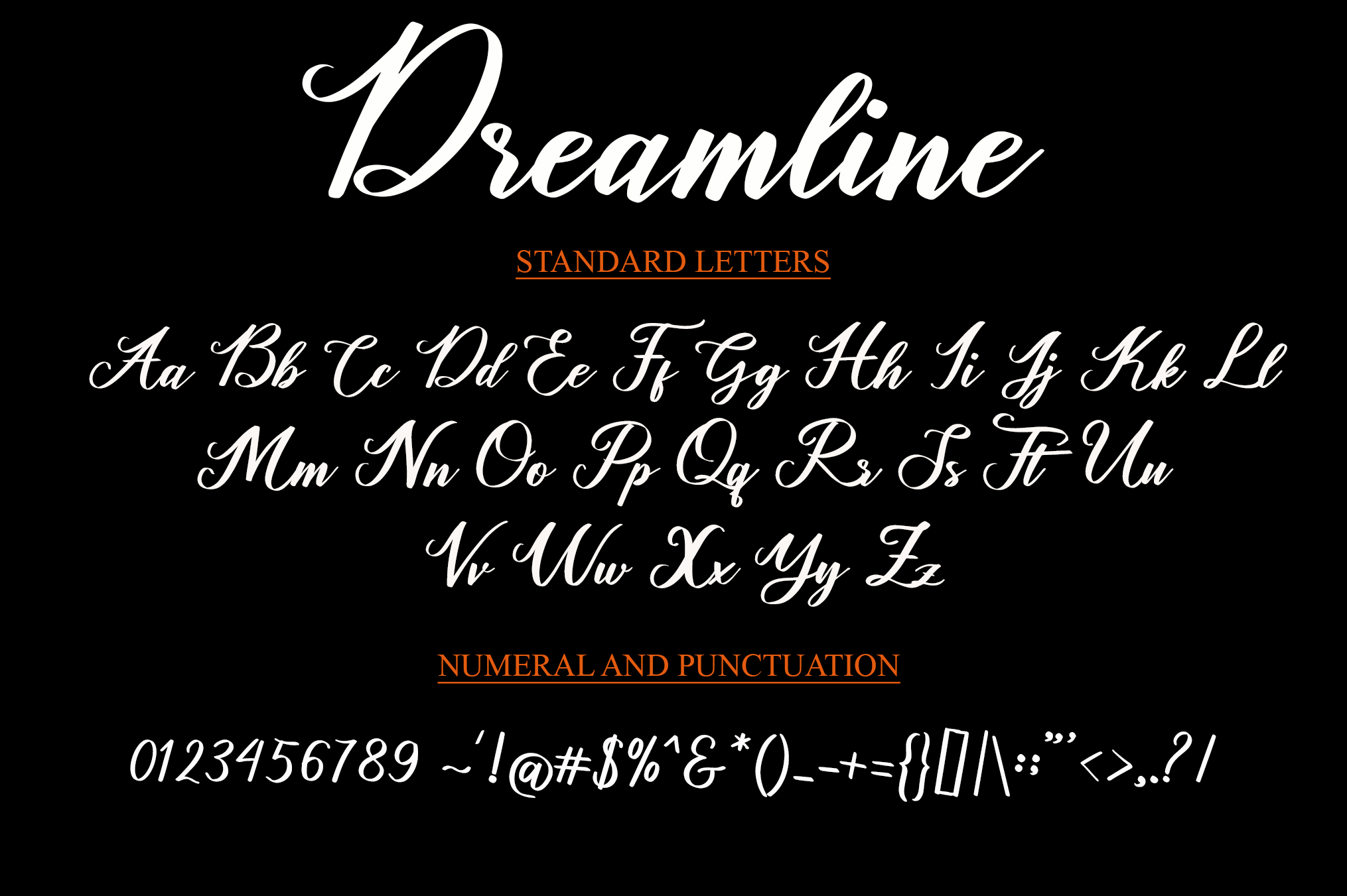 Dreamline, Fonts | GraphicRiver
