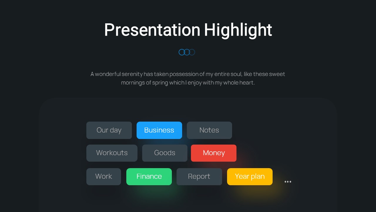 Financo Minimalist Finance PowerPoint Template, Presentation Templates