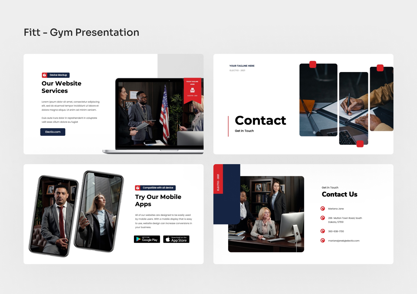 Electio - Election Google Slides Presentation, Presentation Templates