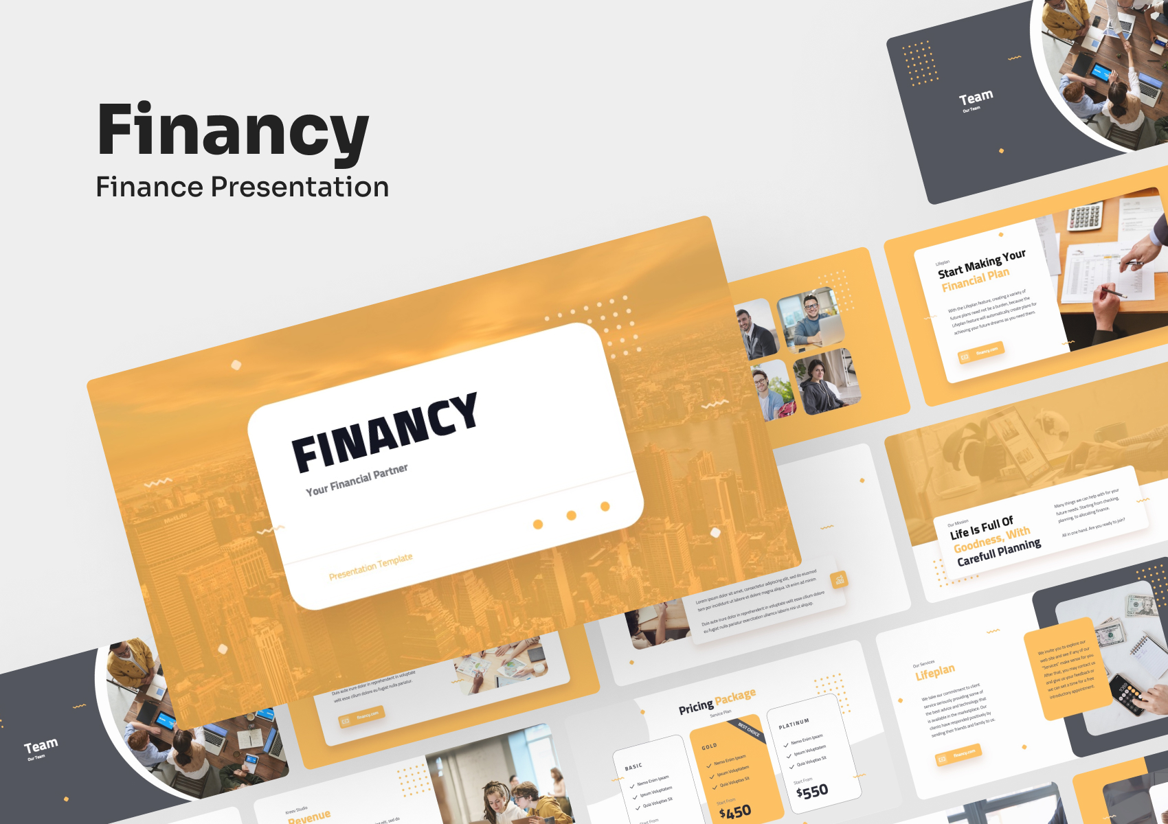 Financy - Finance PowerPoint Presentation, Presentation Templates ...