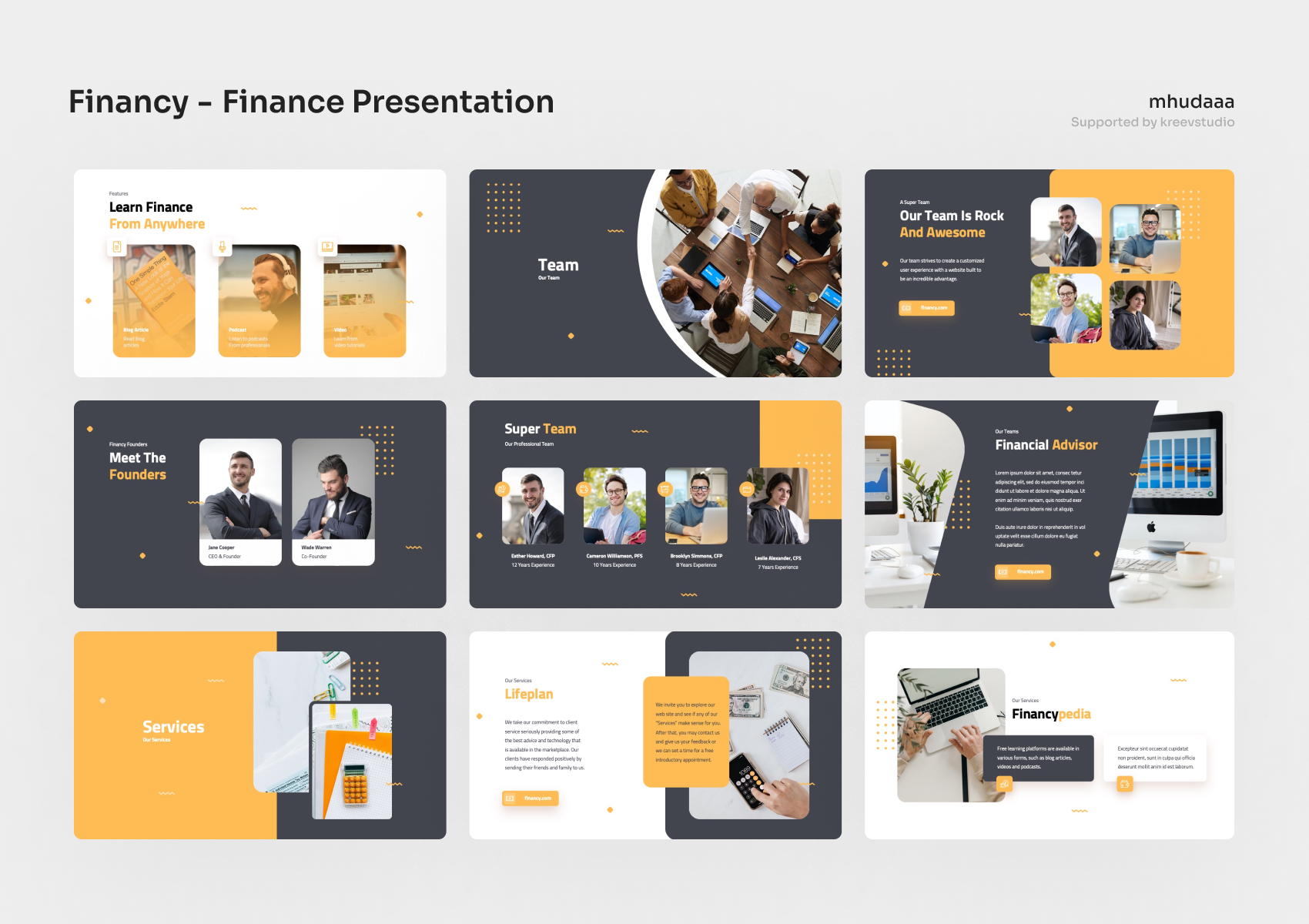 Financy - Finance PowerPoint Presentation, Presentation Templates ...