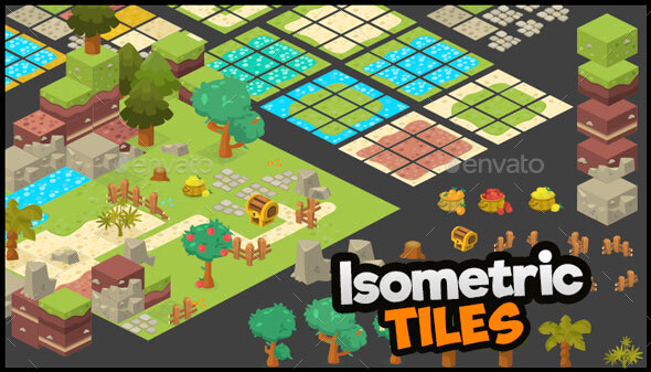 Isometric Tiles - Nature, Game Assets | GraphicRiver