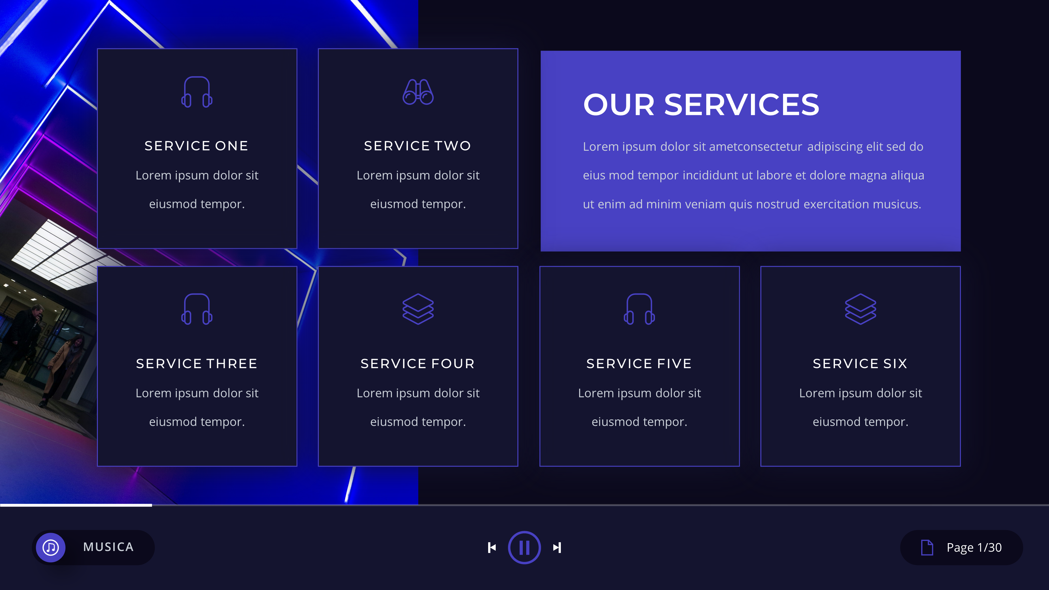 Musica - Night Club and DJ PowerPoint Presentation Template ...