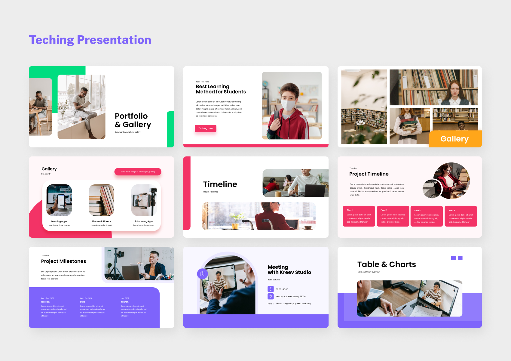 Teching - Education PowerPoint Presentation, Presentation Templates