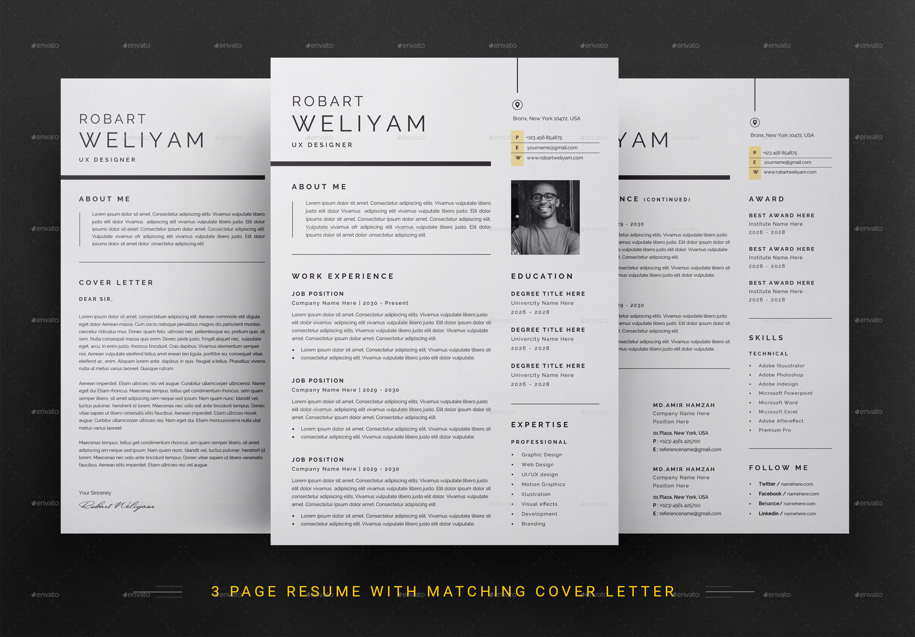 Resume, Print Templates | GraphicRiver