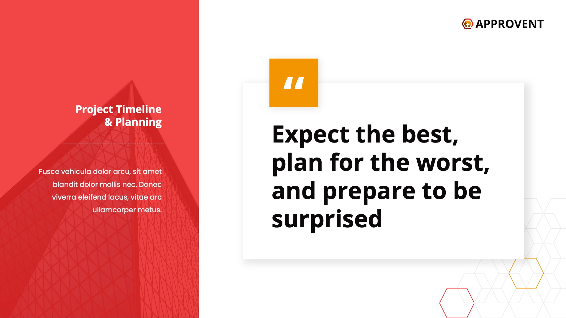 APPROVENT - Project Timeline & Planning Keynote Template by MasdikaStudio
