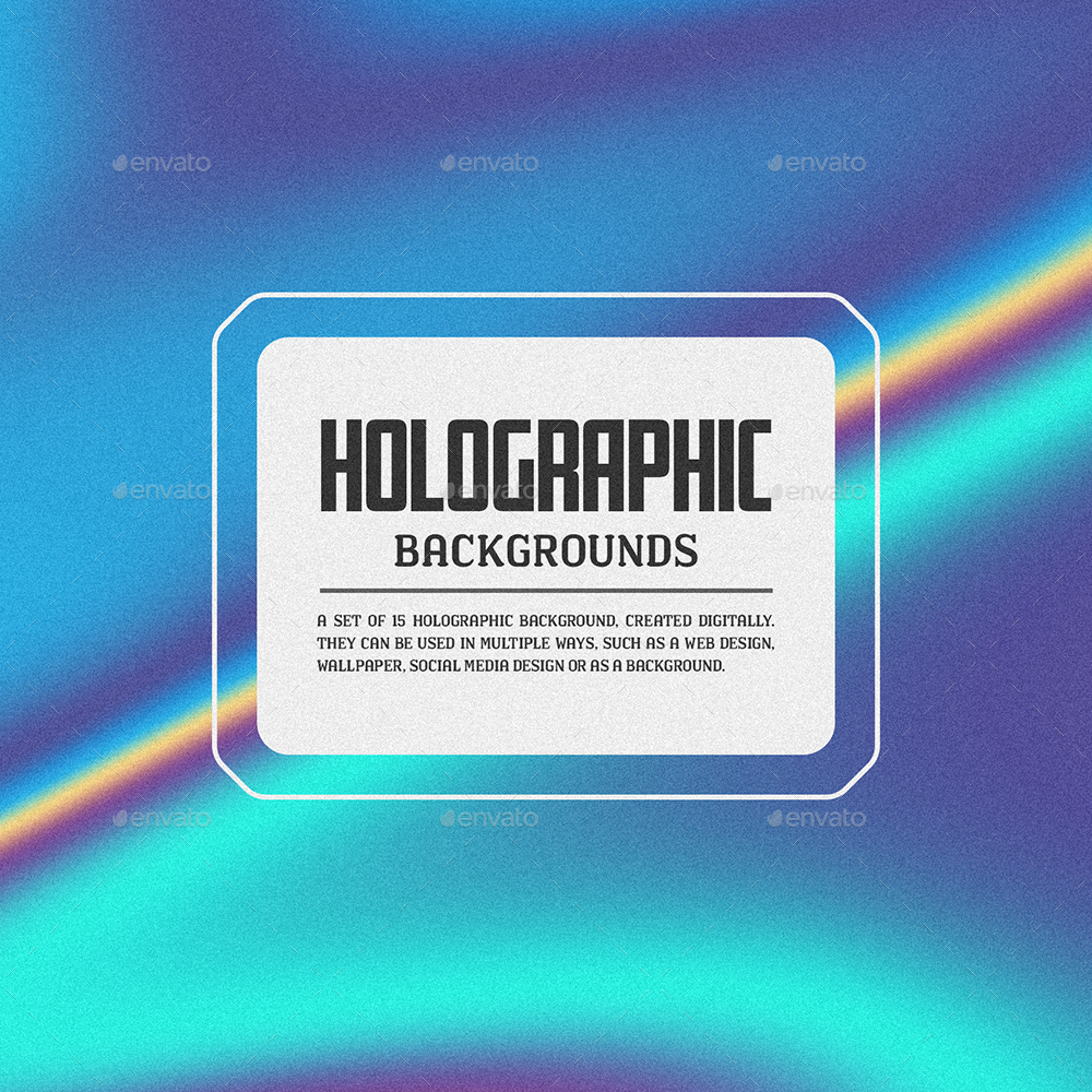 Holographic Backgrounds, Graphics | GraphicRiver