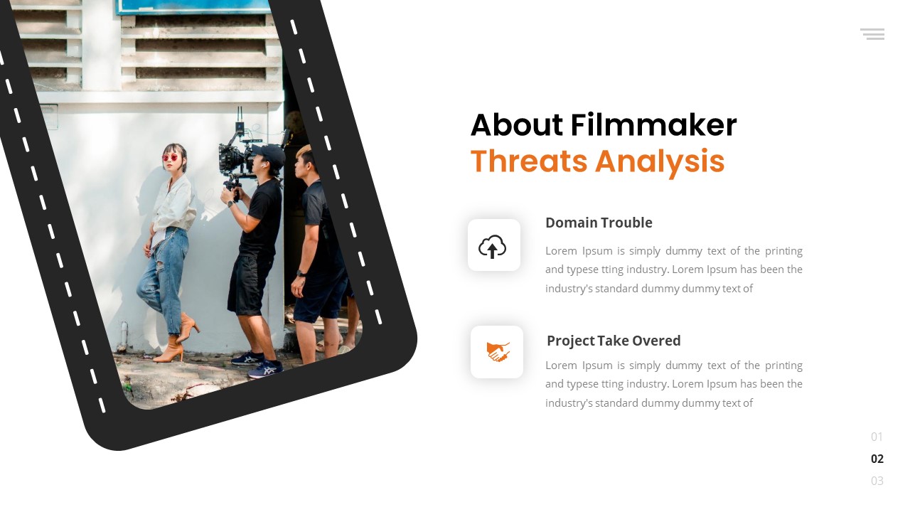 Filmmaker Google Slide Template, Presentation Templates | GraphicRiver