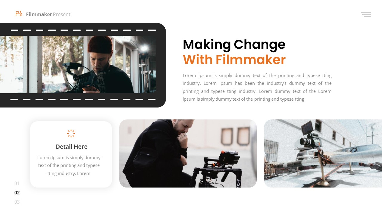 Filmmaker Powerpoint Template, Presentation Templates | GraphicRiver