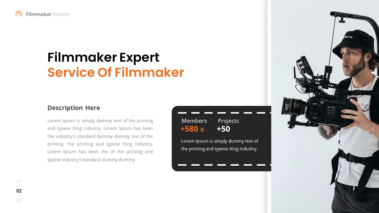 Filmmaker Powerpoint Template, Presentation Templates | GraphicRiver