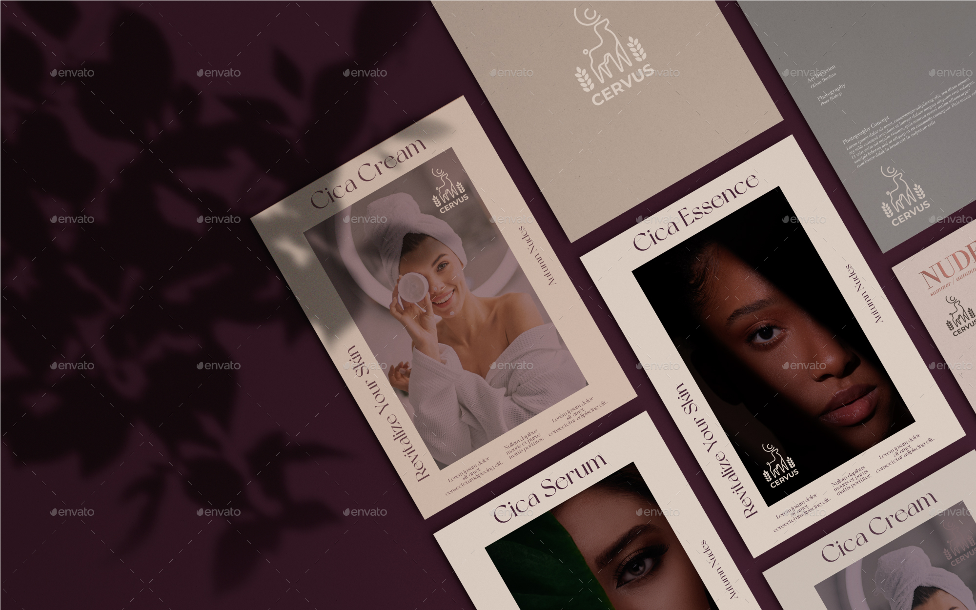 Cervus Deer Natural Logo Template, Logo Templates | GraphicRiver