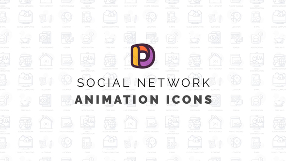 Social network - Animation Icons, After Effects Project Files | VideoHive