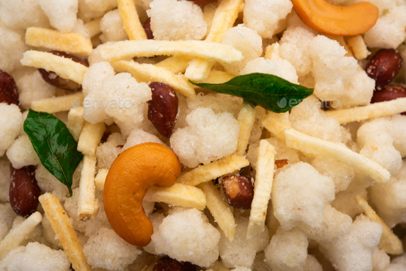 Sabudana Fried Chivda or farsan for Vrat or upwas Stock Photo by ...