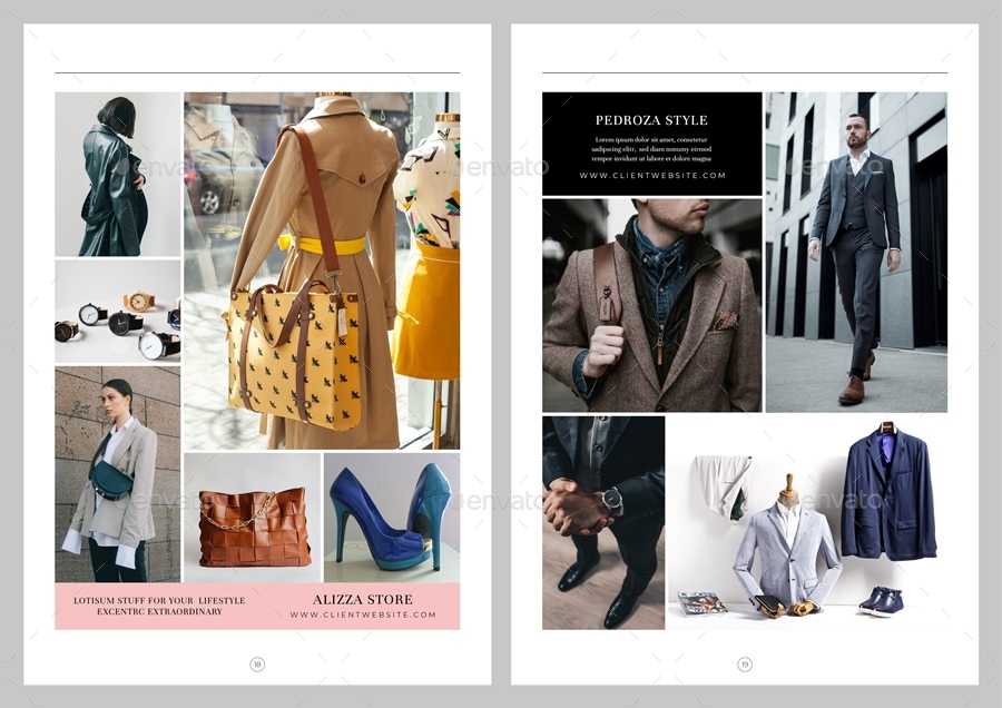 Fashion Look Magazine, Print Templates | GraphicRiver