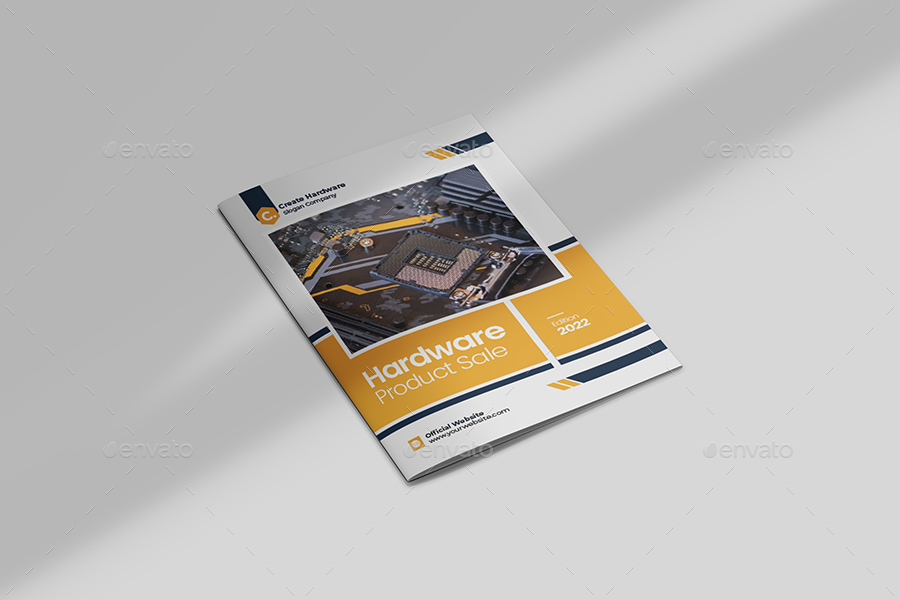 Hardware Product Bifold Brochure, Print Templates | GraphicRiver
