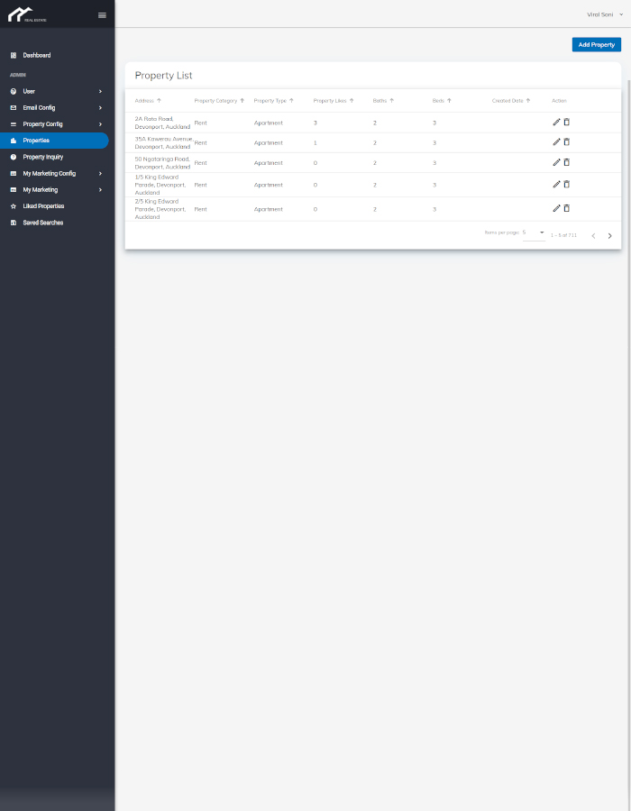 Real Estate Property Manager - Property Listings Website for Realtors ...