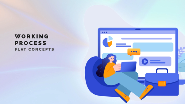 Working process - Flat Concepts, After Effects Project Files | VideoHive