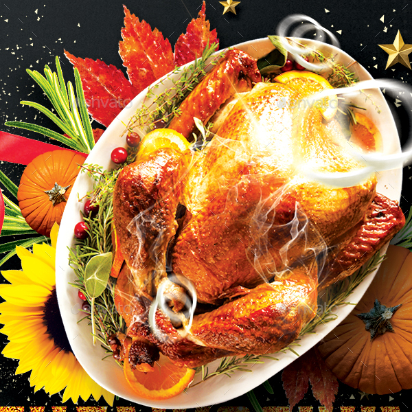 Thanksgiving Flyer, Print Templates | GraphicRiver