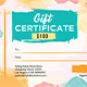 Colorfull Gift Certificate, Print Templates | GraphicRiver