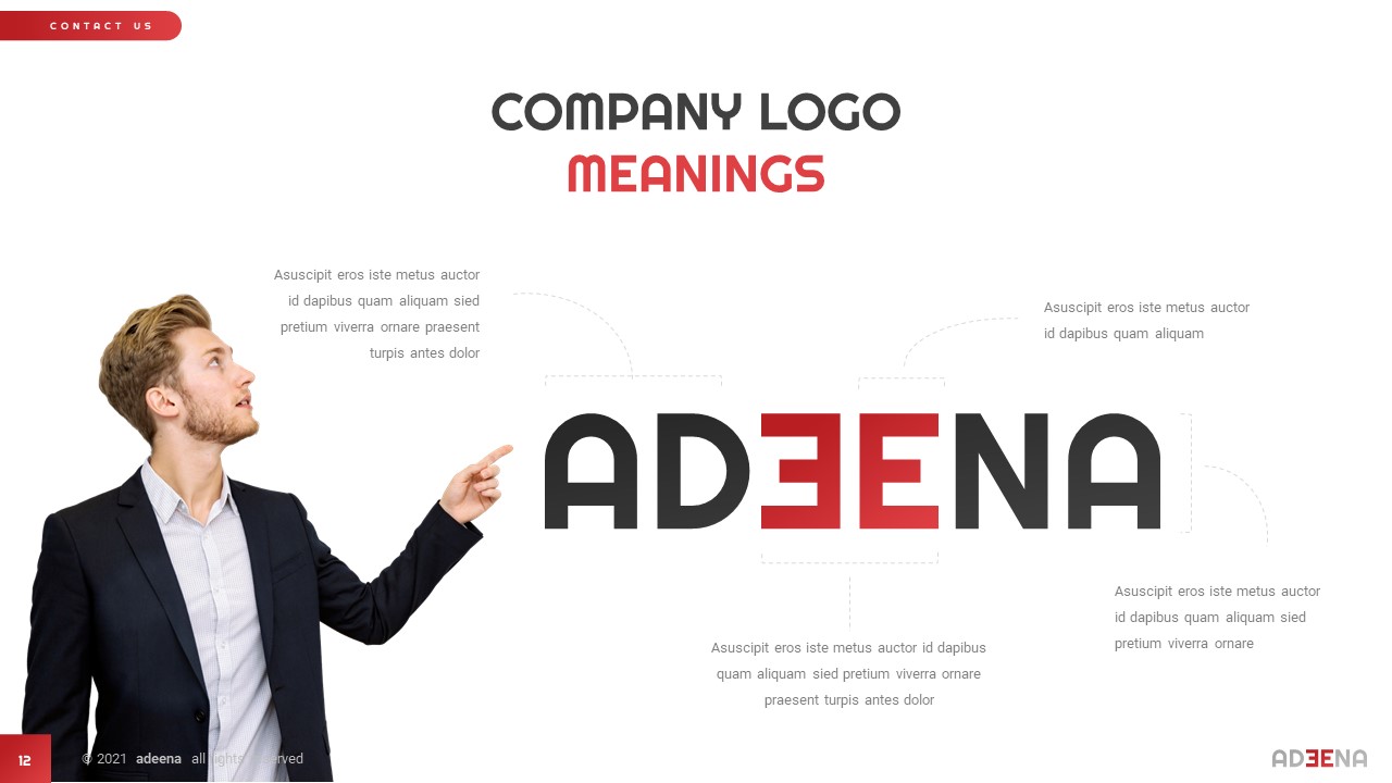 Adeena - Business Keynote Template, Presentation Templates | GraphicRiver