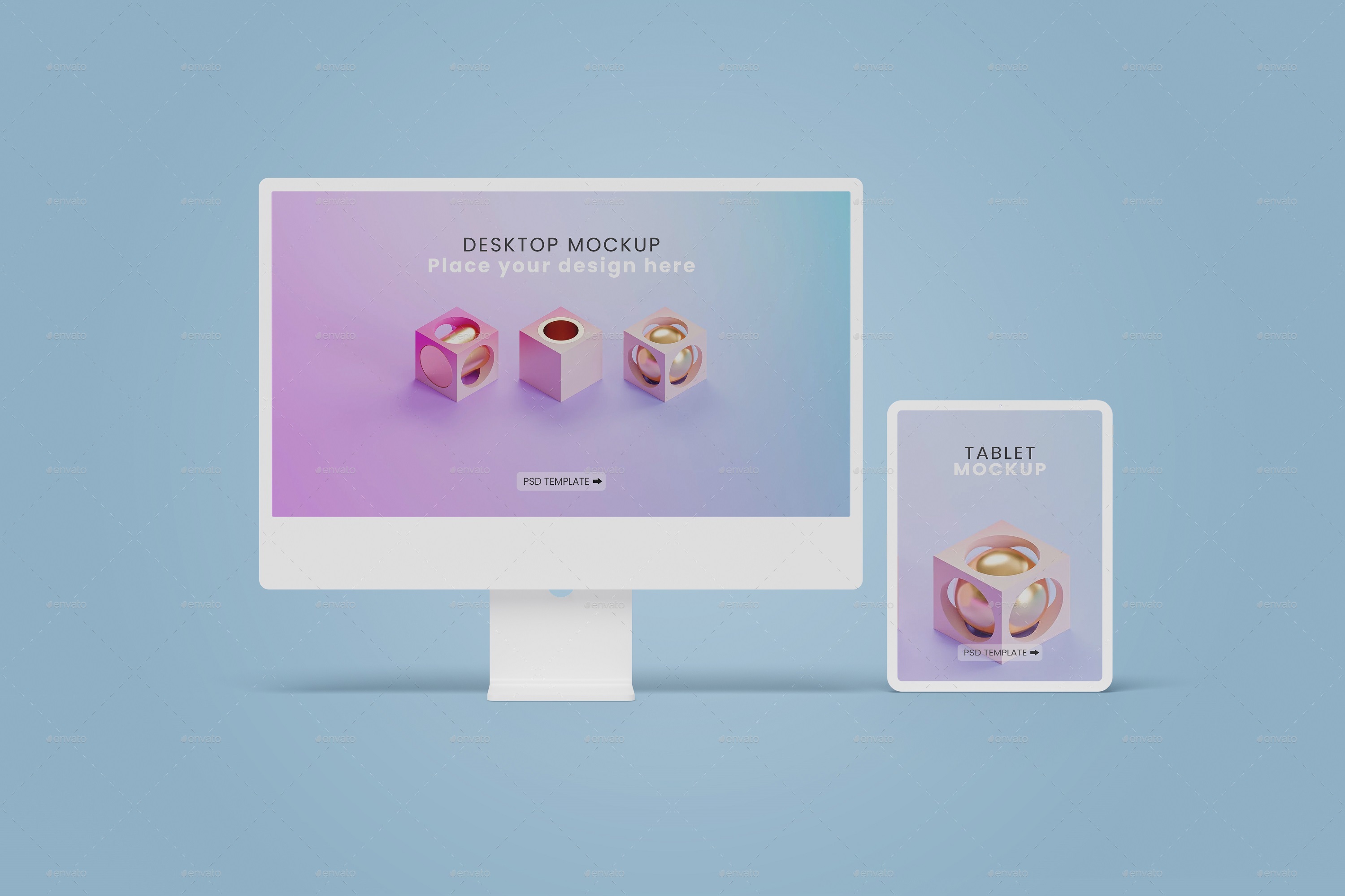 Multi Device Clay Mockup Set, Graphics | GraphicRiver