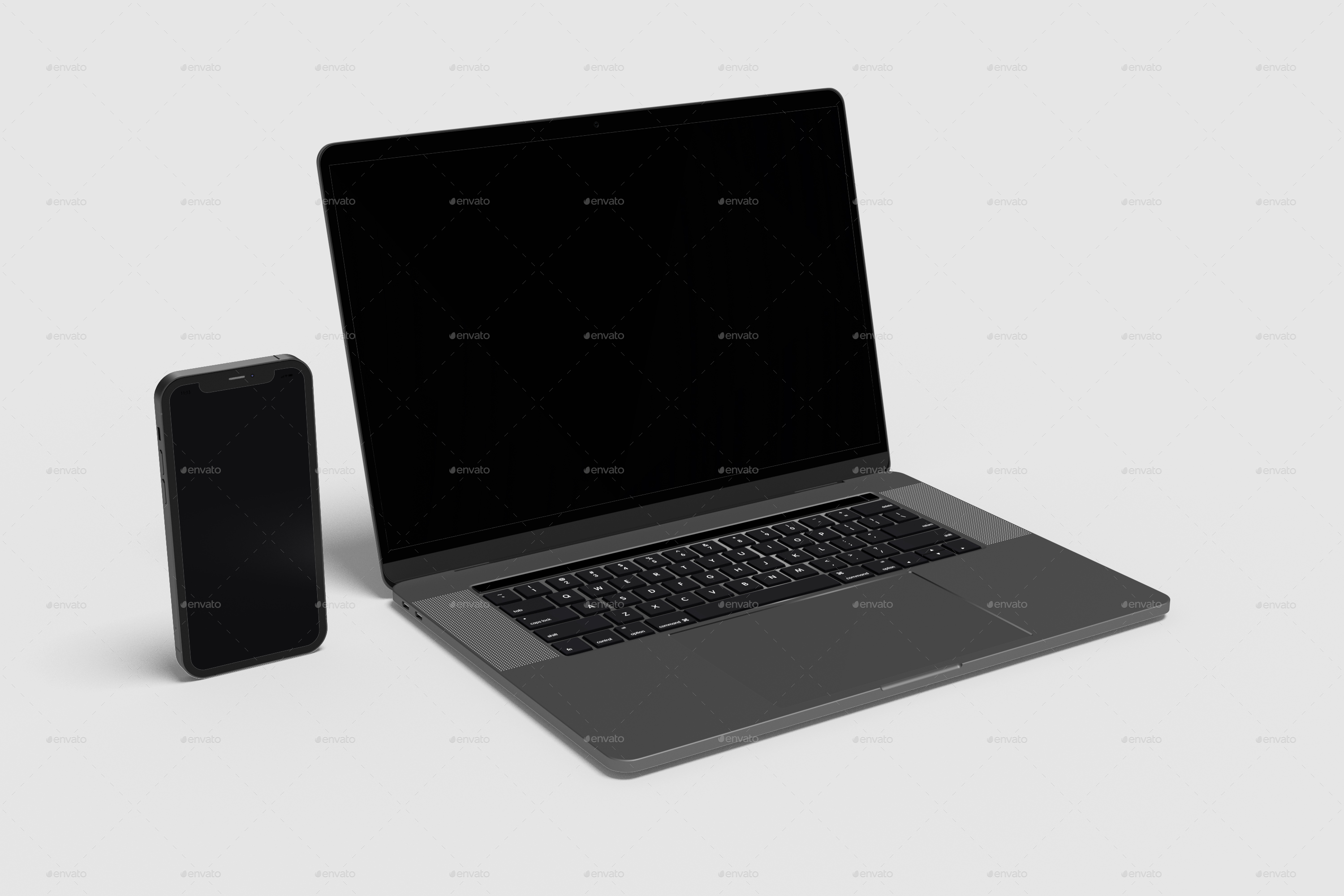 Laptop And Smartphone Mockup, Graphics | GraphicRiver
