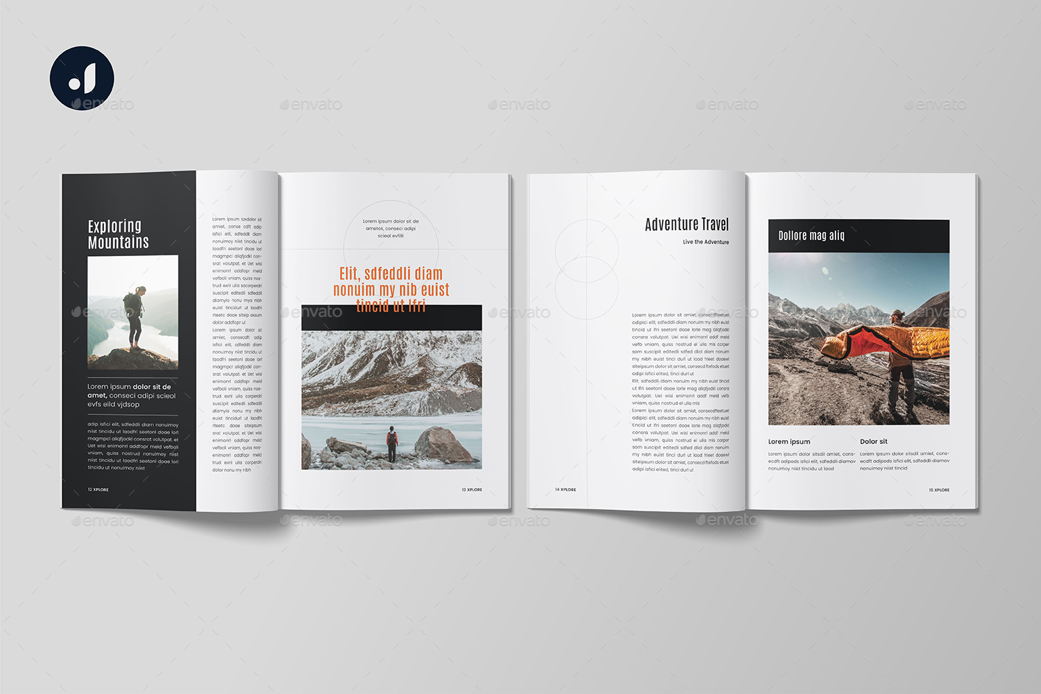 Xplore Magazine, Print Templates | GraphicRiver