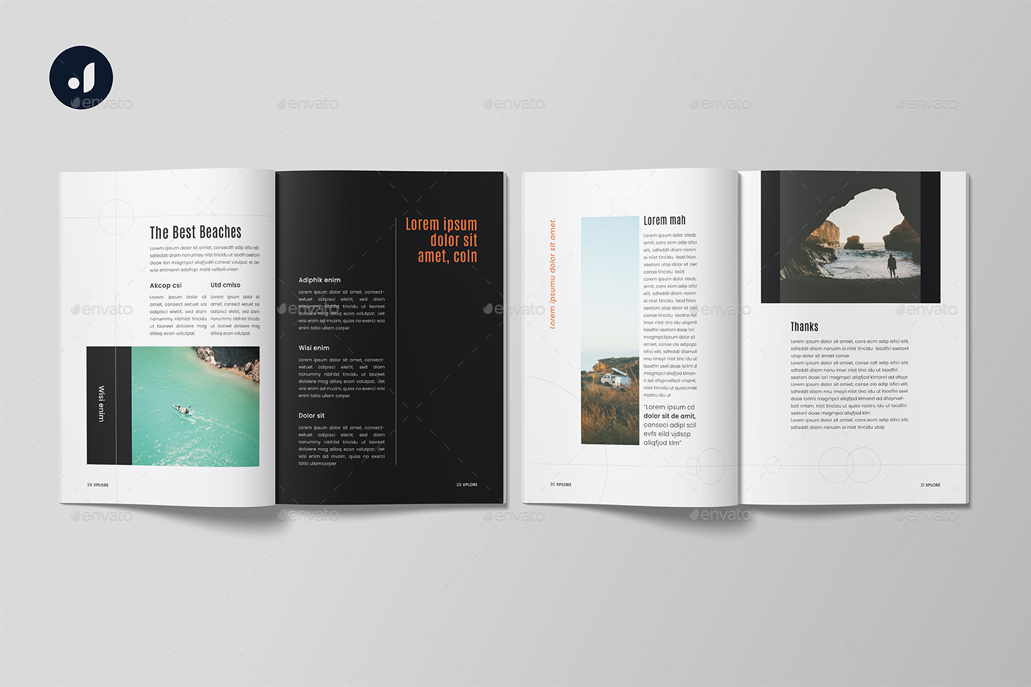 Xplore Magazine, Print Templates | GraphicRiver