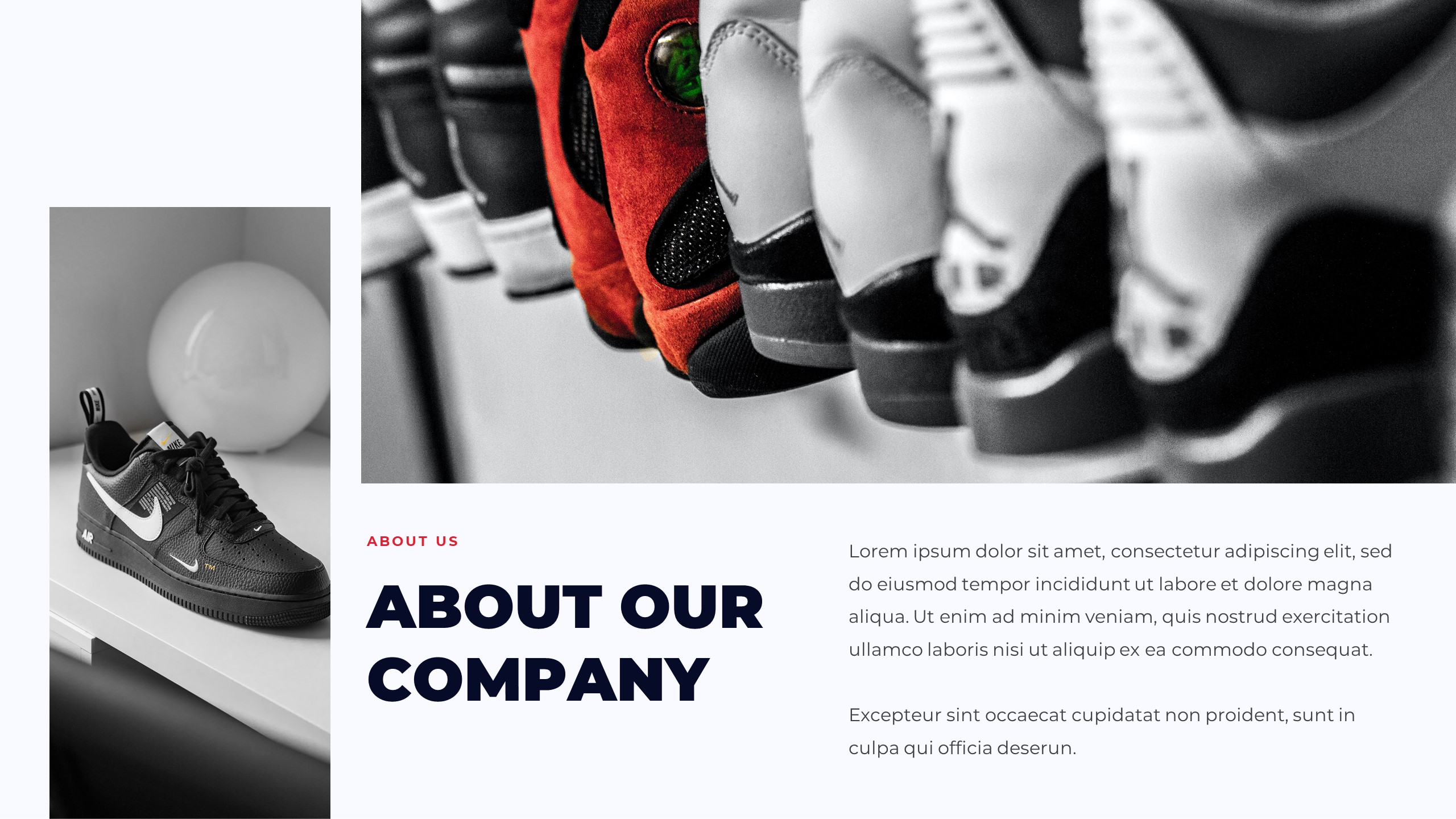 SNICKY - Shoes Factory & Sneakers Powerpoint Template, Presentation ...