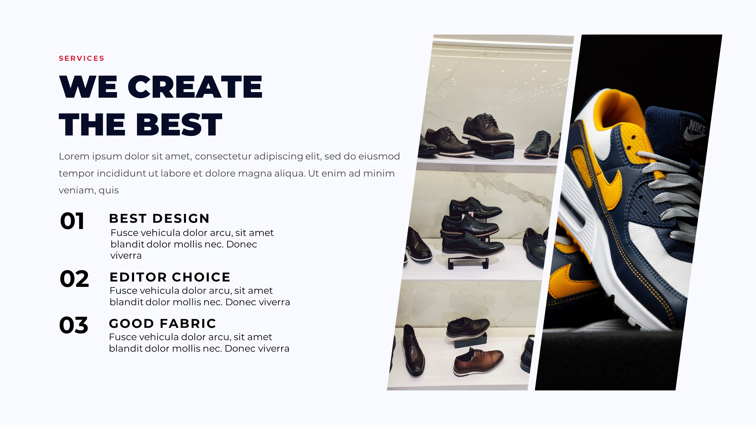 SNICKY - Shoes Factory & Sneakers Powerpoint Template, Presentation ...
